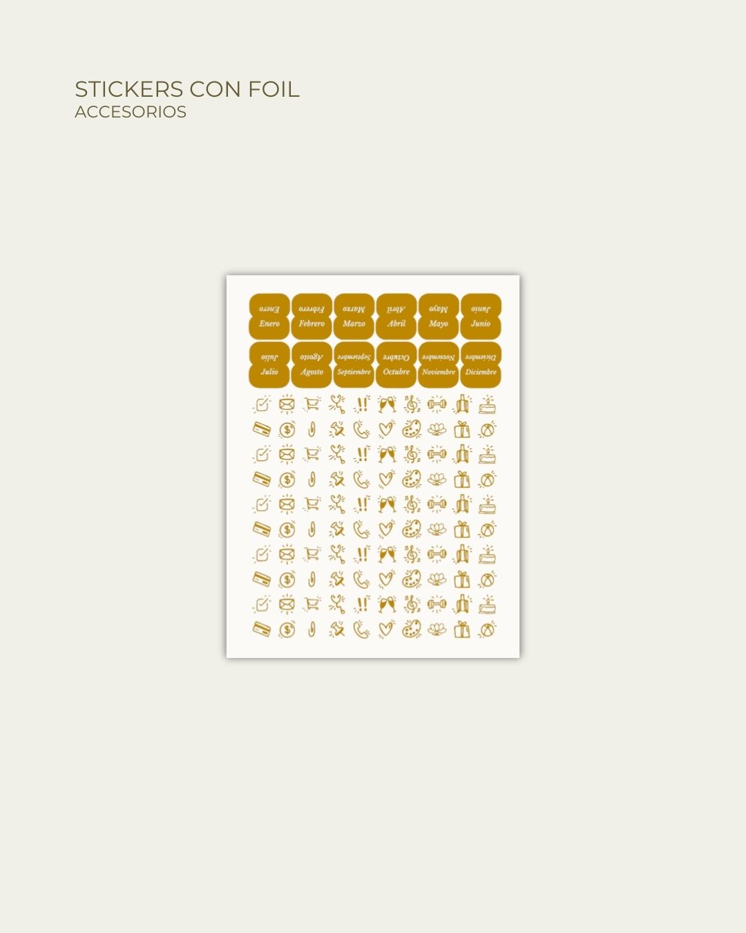 Set de stickers | Accesorios para agendas – Luciérnaga® | Papelería de ...